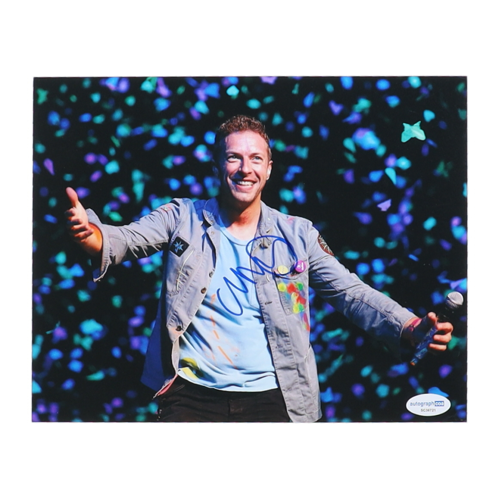 Chris Martin Signed 8x10 Photo (ACOA) | Pristine Auction