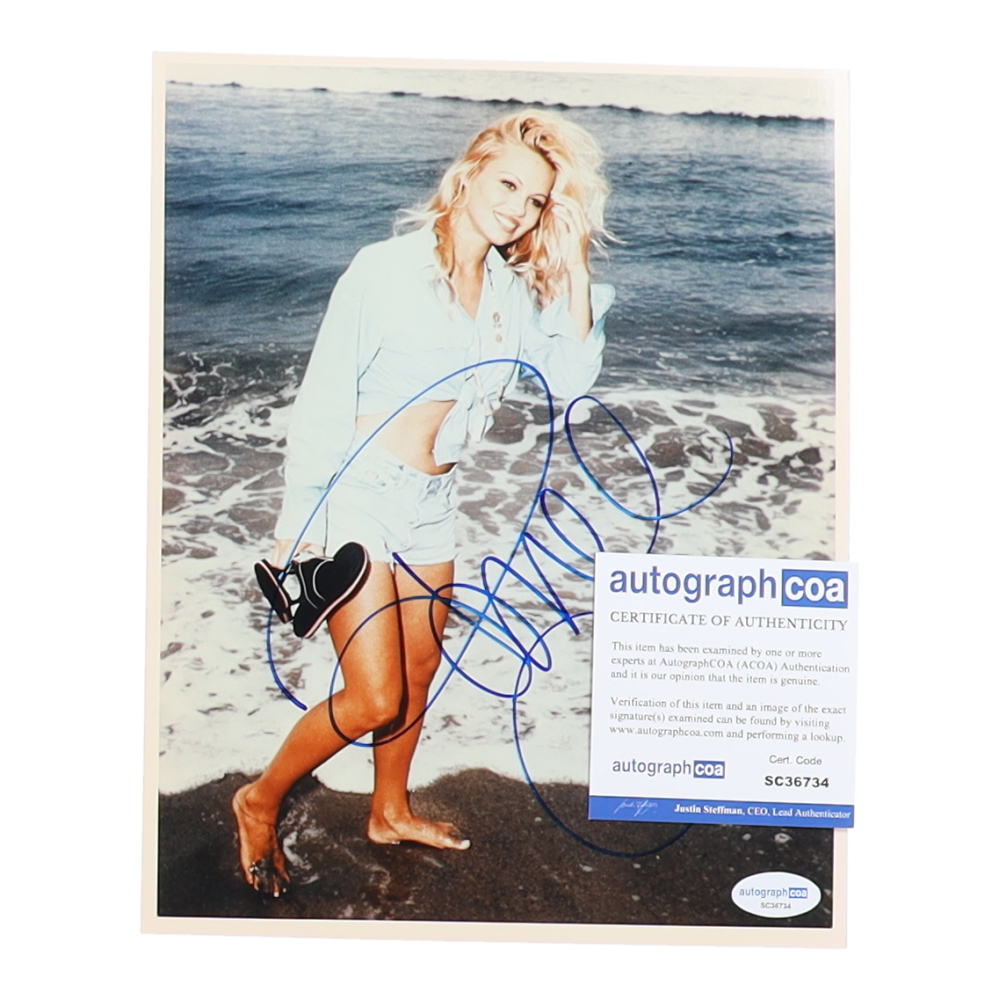 Pamela Anderson Signed 8x10 Photo (ACOA) | Pristine Auction