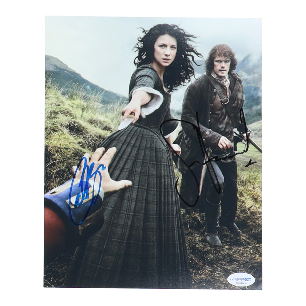 Sam Heughan & Caitriona Balfe Signed "Outlander" 8x10 Photo (ACOA ...