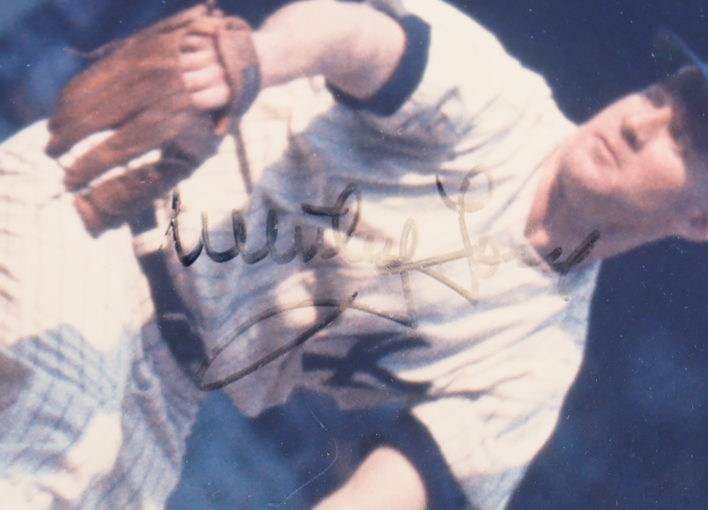 Whitey Ford Signed Framed Photo Display (PSA) | Pristine Auction