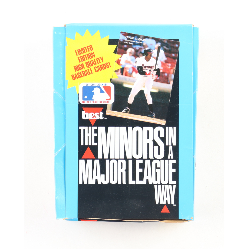 1990 Classic Best The Minors in a Major League Way Box with (36) Packs ...