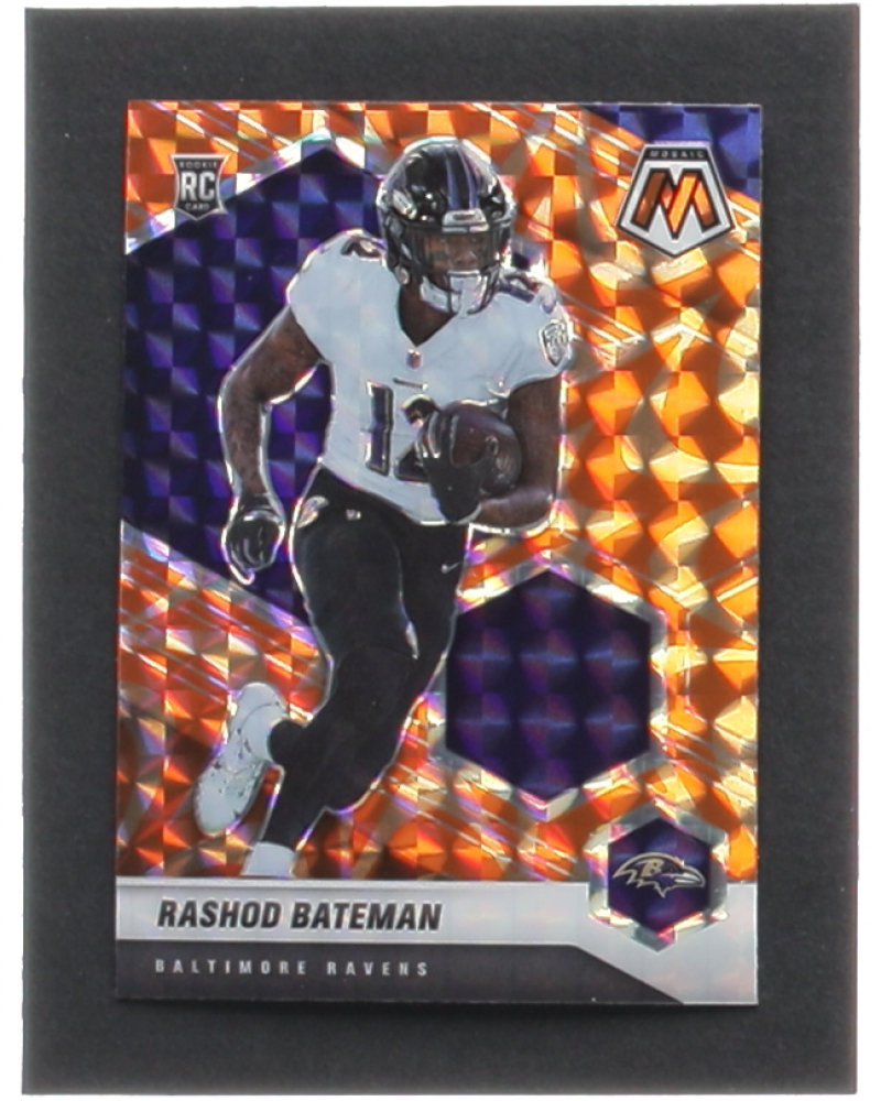Rashod Bateman 2021 Panini Mosaic Mosaic Reactive Orange #310 RC ...