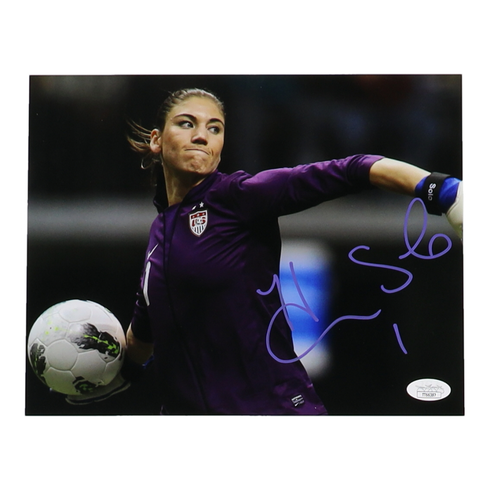 Hope Solo Signed Team USA 8x10 Photo (JSA) | Pristine Auction