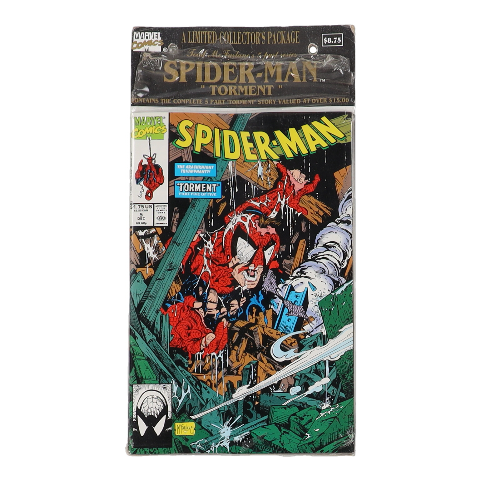 1990 "Spider-Man: Torment" Complete 5 Part Comic Book Series | Pristine ...