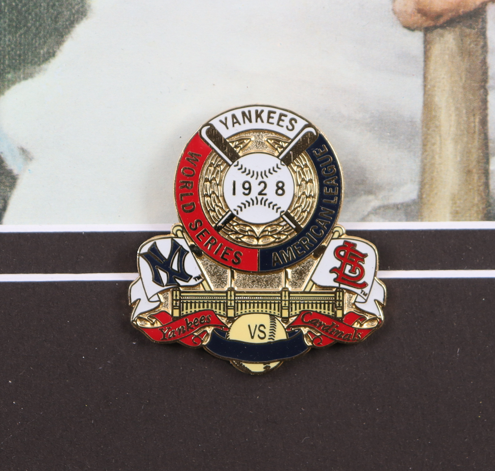 Babe Ruth Yankees Custom Framed Art Print Display with Official 1928 ...