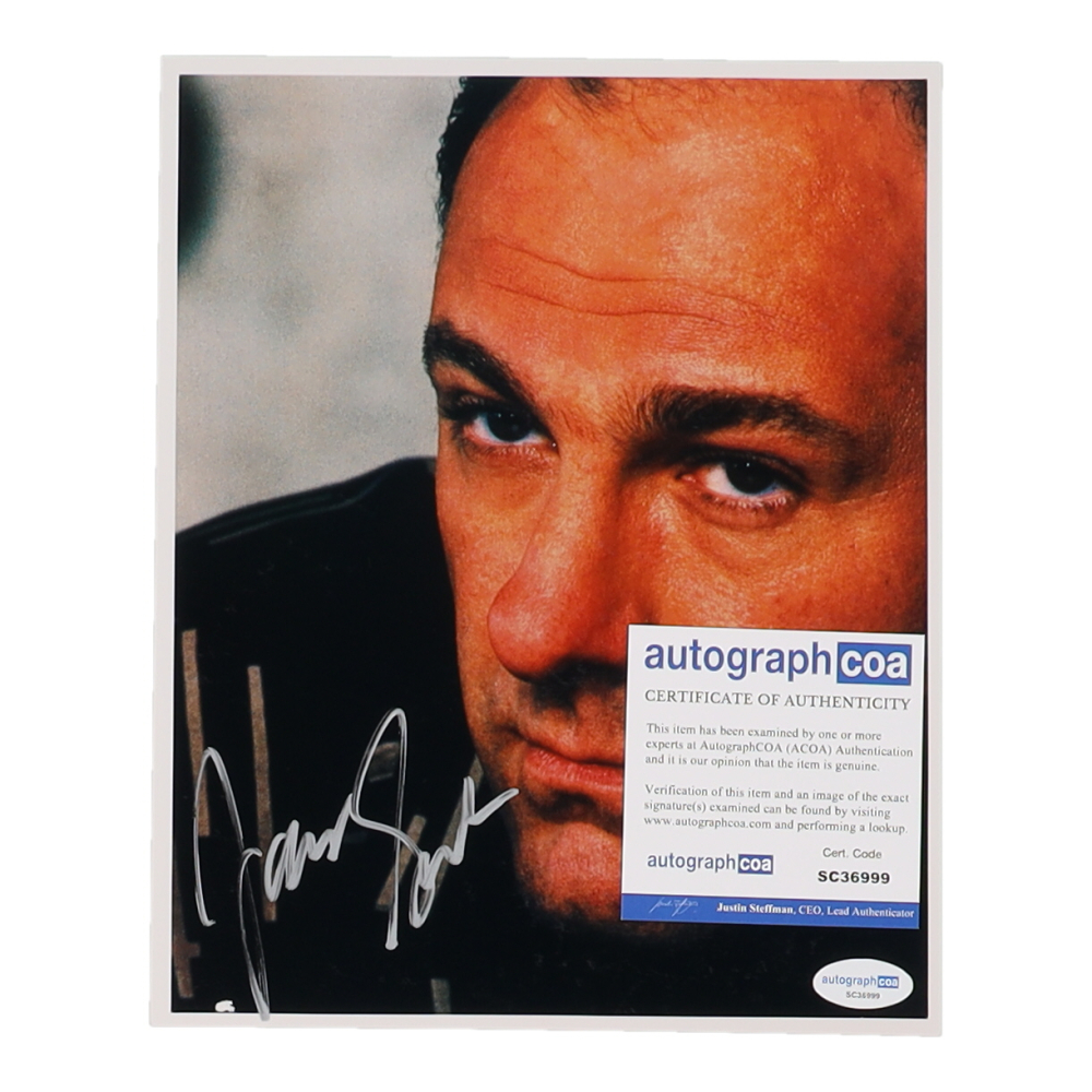 James Gandolfini Signed "The Sopranos" 8x10 Photo (ACOA) | Pristine Auction