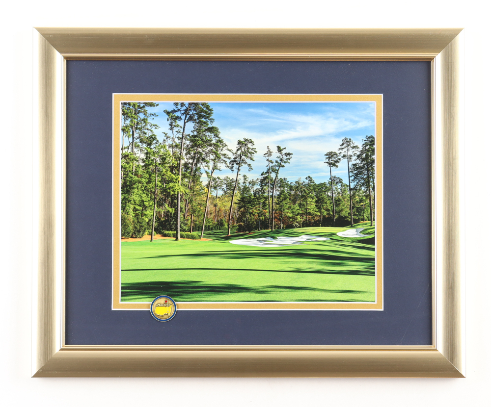 Augusta National Custom Framed Photo Display with Official Masters ...