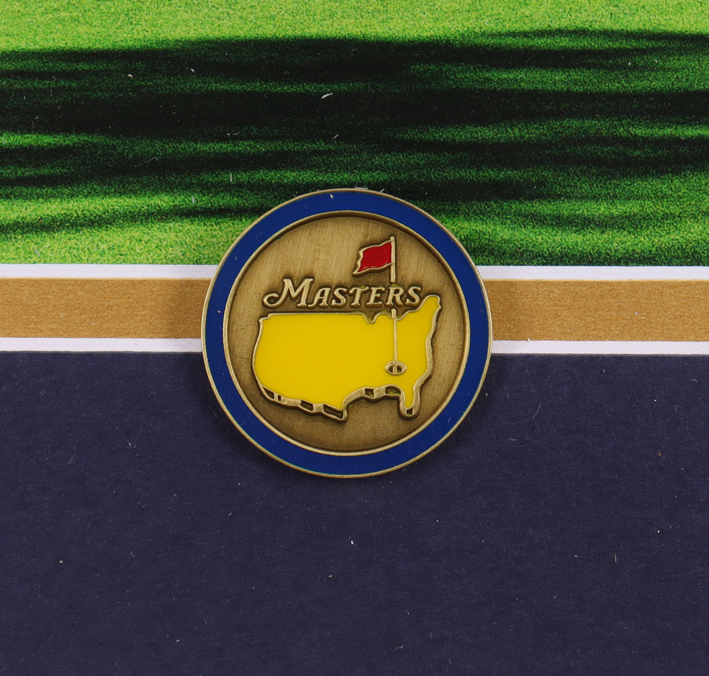 Augusta National Custom Framed Photo Display with Official Masters ...