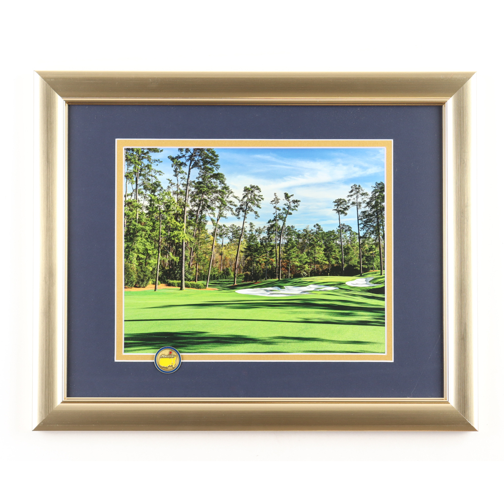 Augusta National Custom Framed Photo Display with Official Masters ...