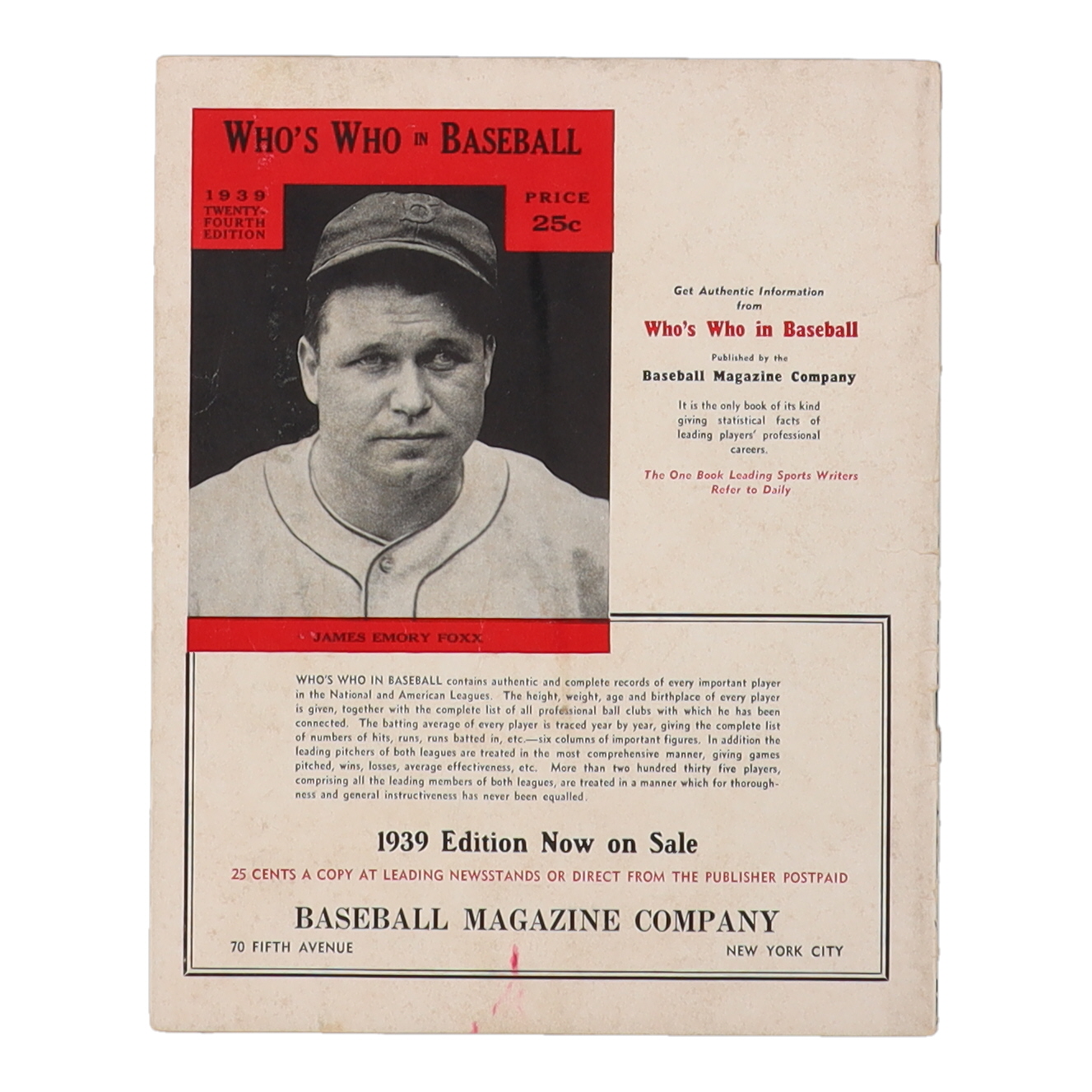 1939 Baseball Magazine | Pristine Auction