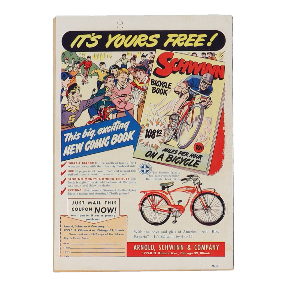 1949 "Babe Ruth Sports Comics" Issue #3 Harvey Comic Book | Pristine ...