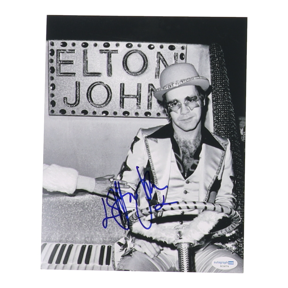 Elton John Signed 8x10 Photo (ACOA) | Pristine Auction