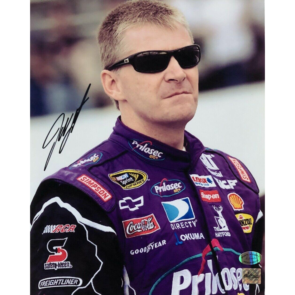 Jeff Burton Signed NASCAR 8x10 Photo (SI) | Pristine Auction