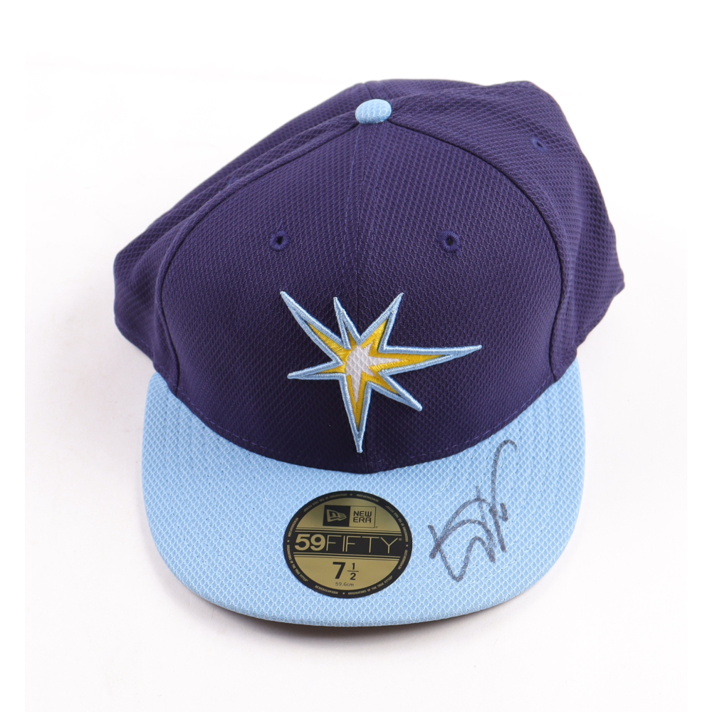Wander Franco Signed Rays Fitted Hat (Beckett) | Pristine Auction