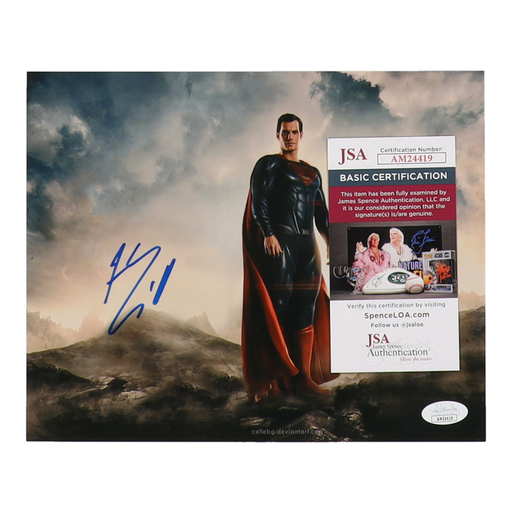 Henry Cavill Signed "Man of Steel" 8x10 Photo (JSA) | Pristine Auction