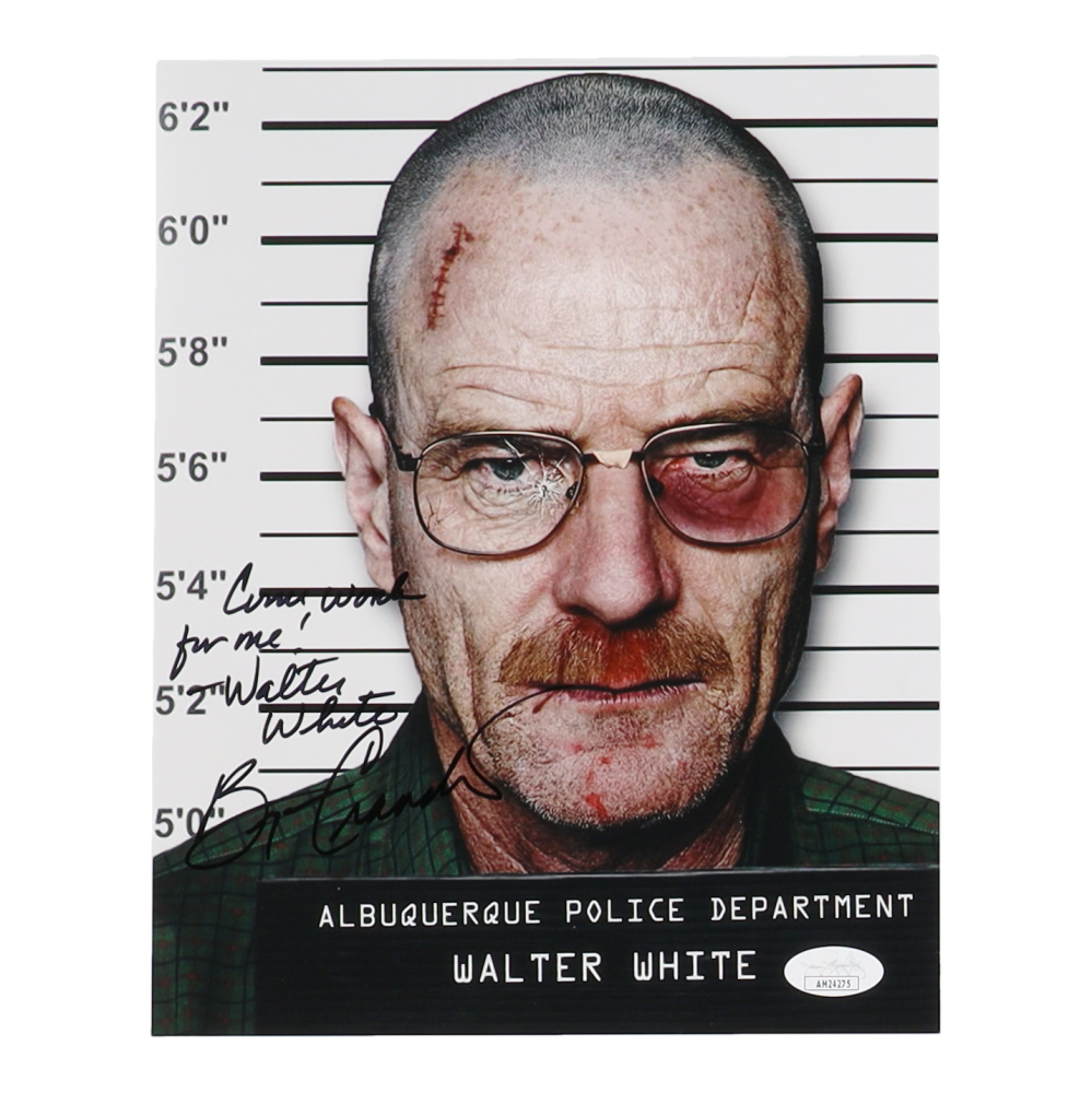 Bryan Cranston Signed "Breaking Bad" 8x10 Photo Inscribed "Come Work ...