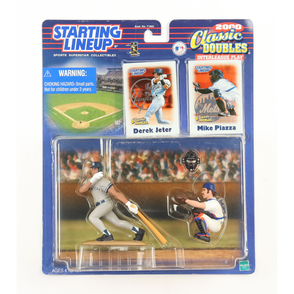Derek Jeter & Mike Piazza 2000 Starting Lineup Classic Doubles Action ...