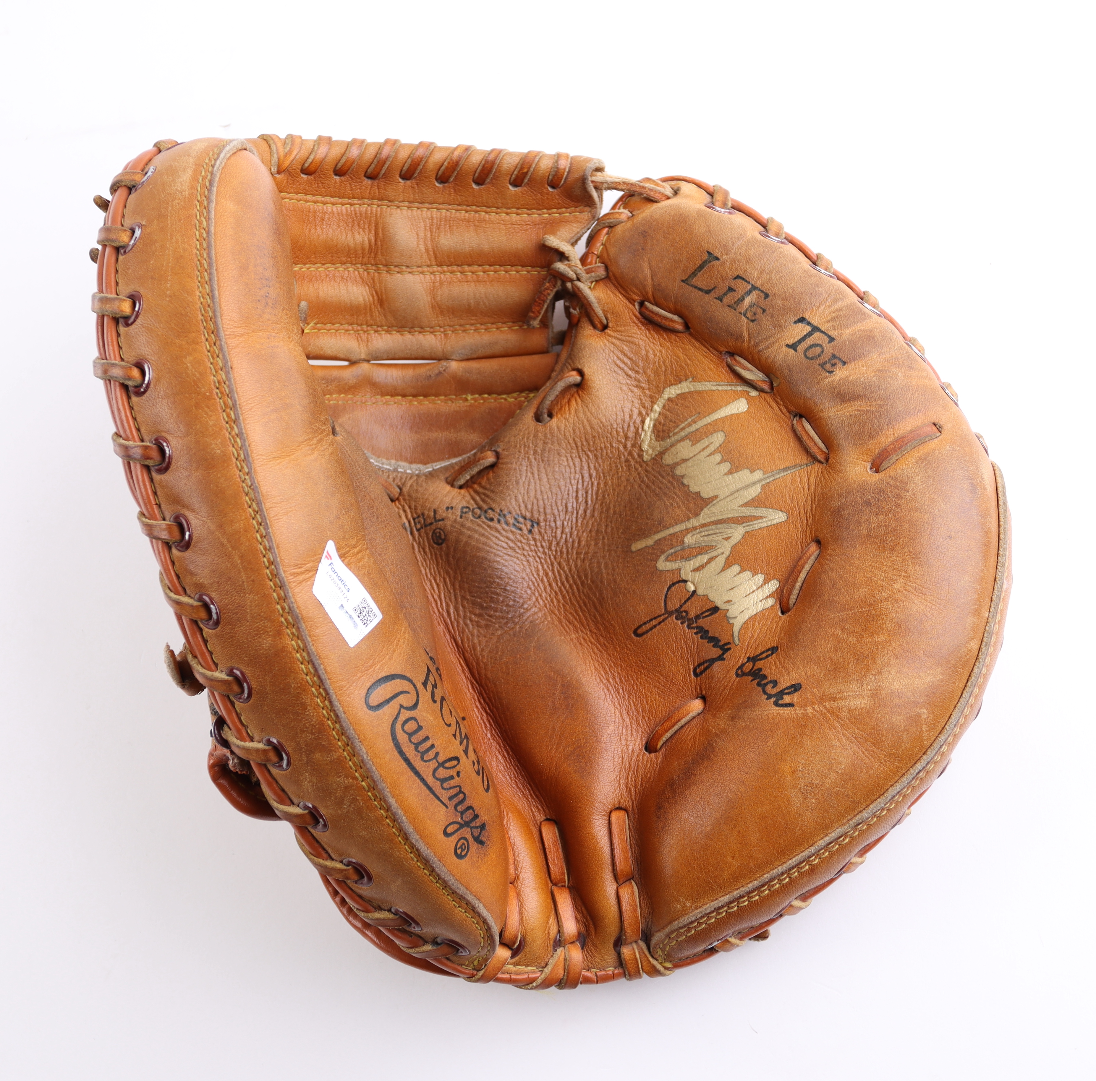 Johnny Bench Signed Vintage Rawlings Player Model RCM30 Catchers Glove ...