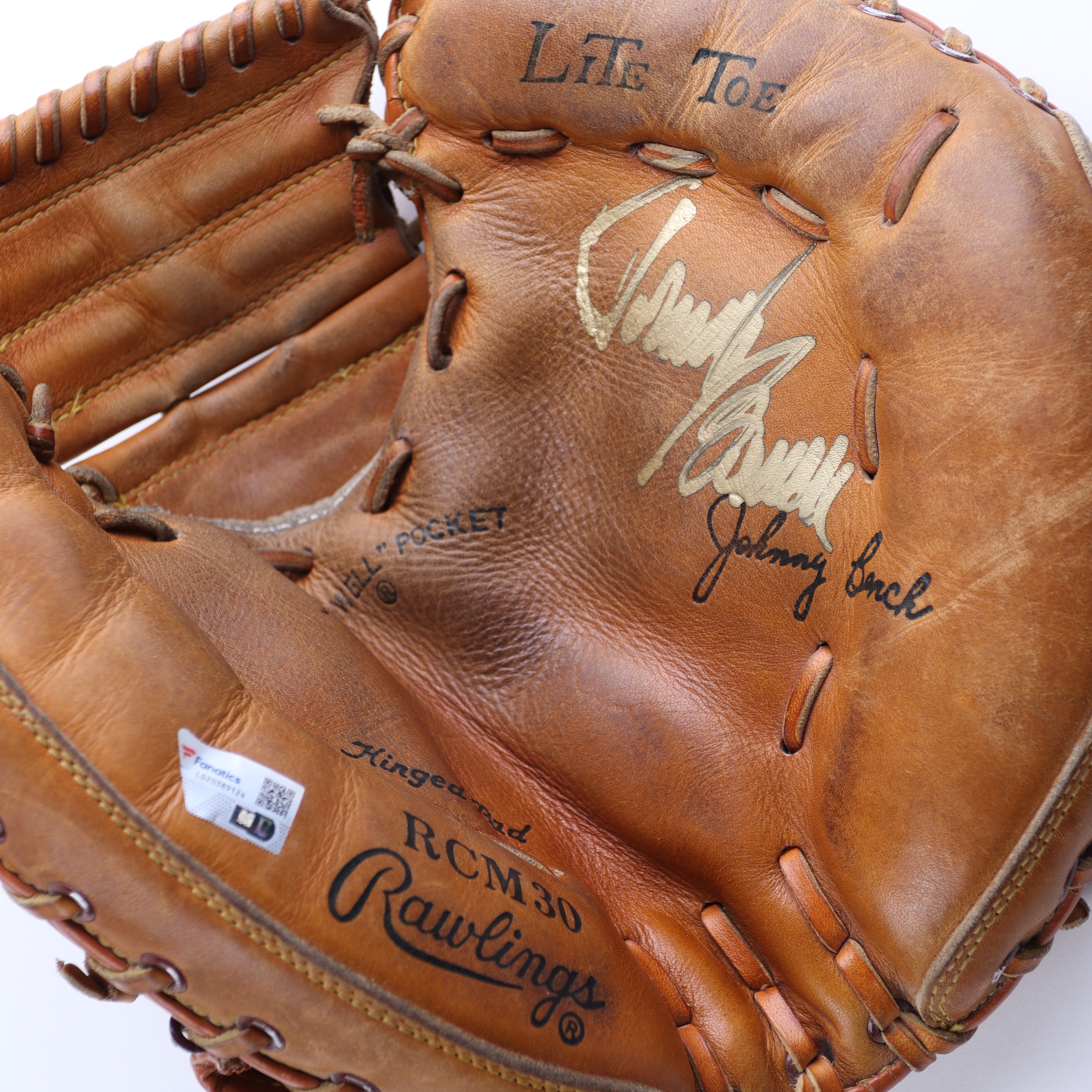 Johnny Bench Signed Vintage Rawlings Player Model RCM30 Catchers Glove ...