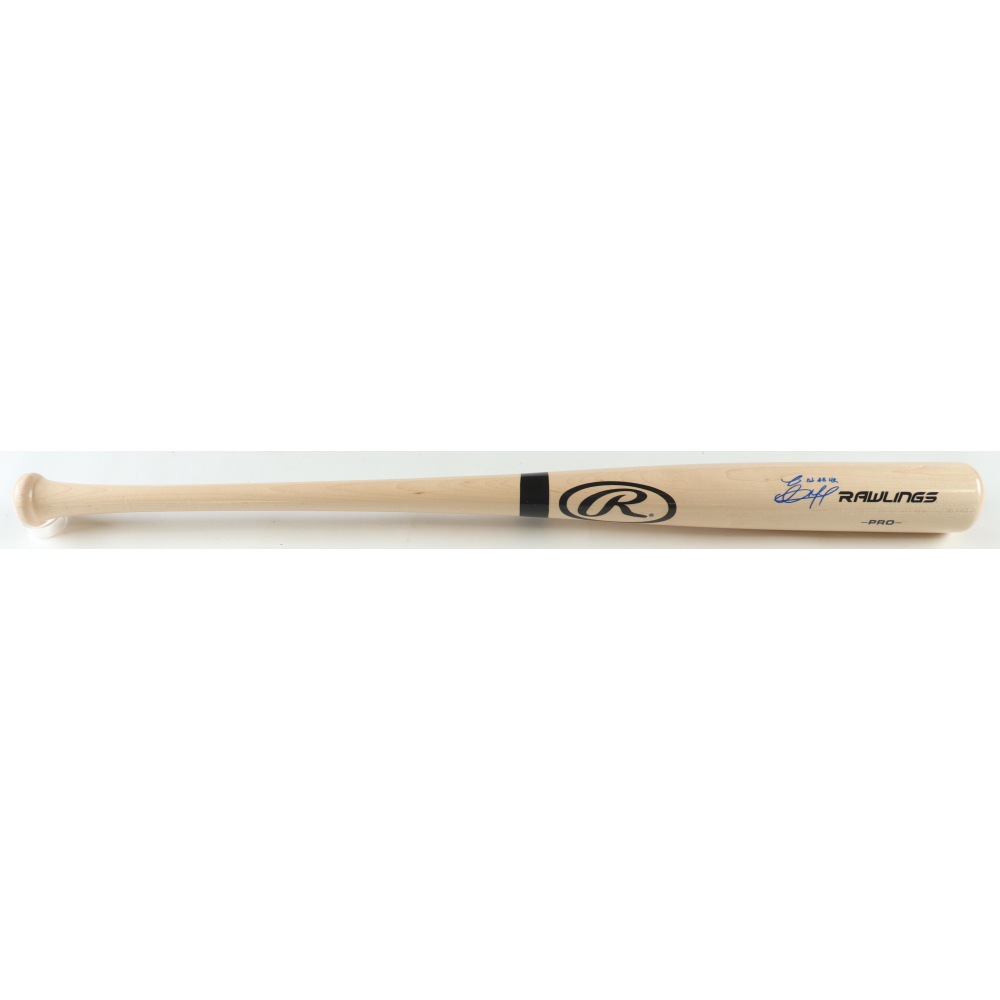 Christopher Morel Signed Rawlings Baseball Bat Inscribed "1st AB HR ...
