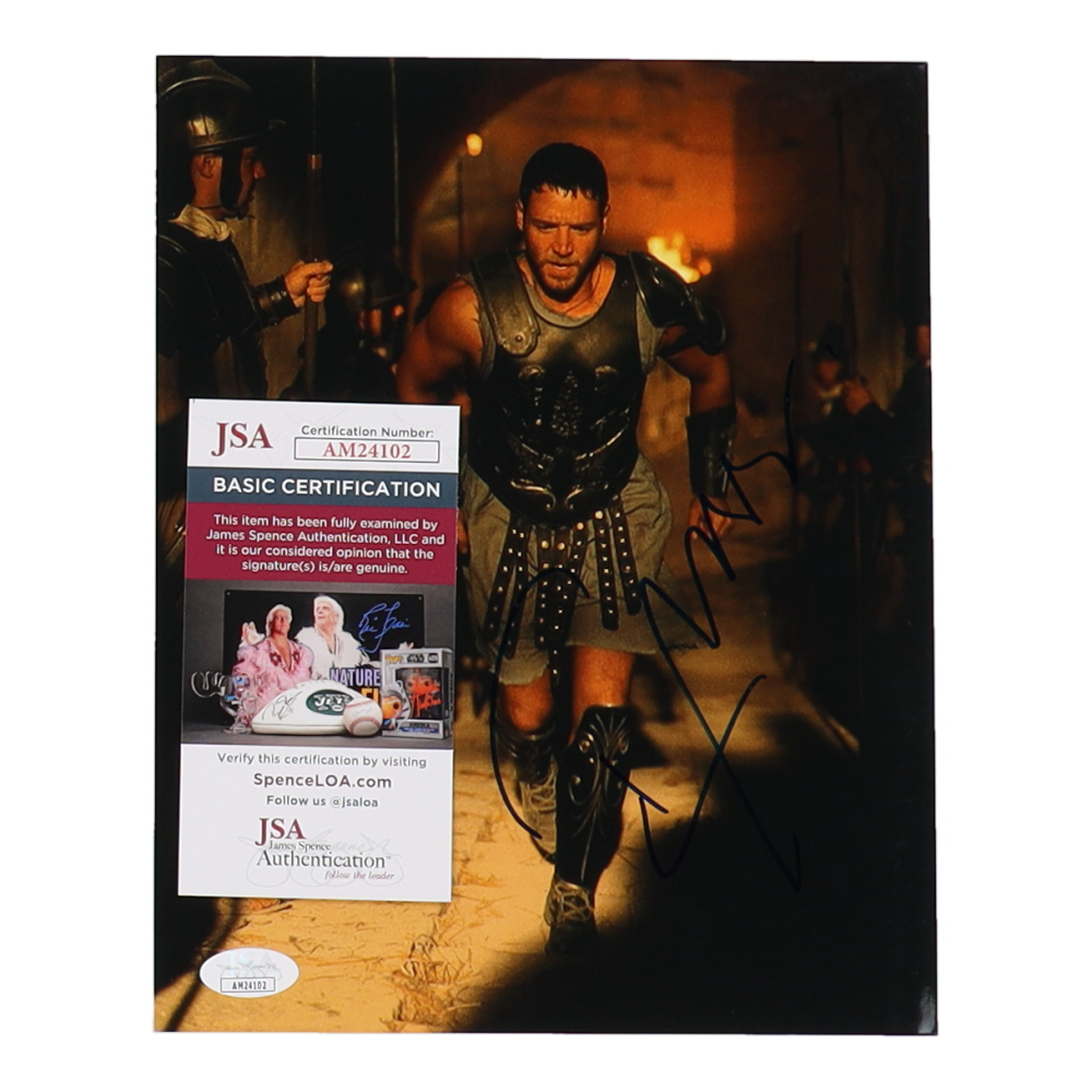 Russell Crowe Signed "Gladiator" 8x10 Photo (JSA) | Pristine Auction