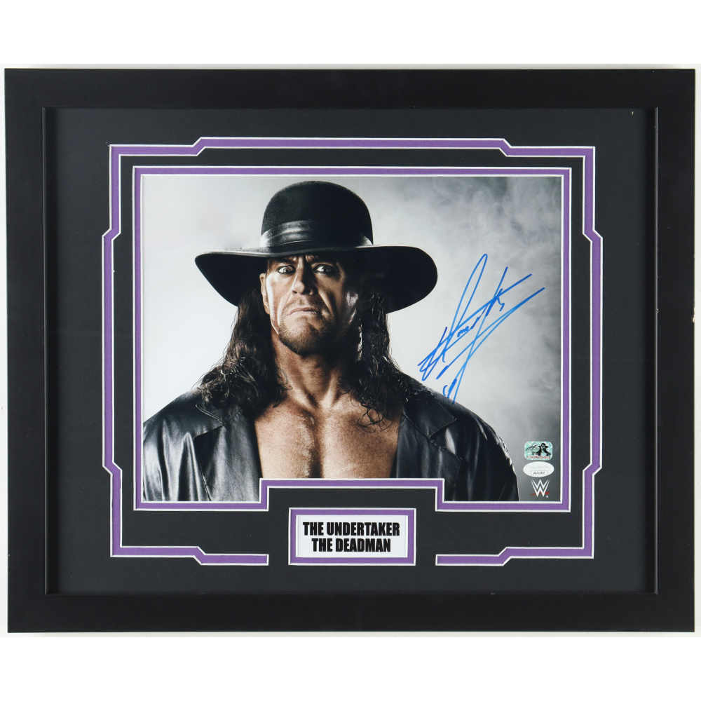 Mark Calaway Signed "The Undertaker" Custom Framed Photo (JSA ...