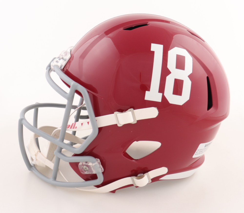 Derrick Henry Signed Alabama Crimson Tide Full-Size Speed Helmet ...