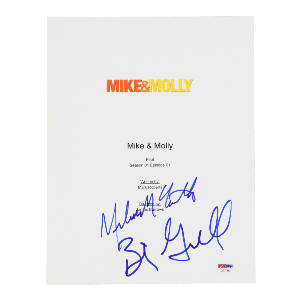 Melissa McCarthy & Billy Gardell Signed "Mike And Molly" TV Show Script ...