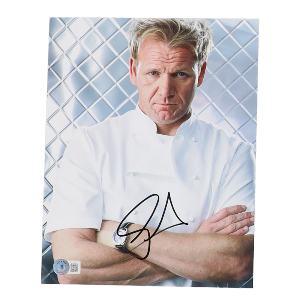 Gordon Ramsay Signed 8x10 Photo (Beckett) | Pristine Auction