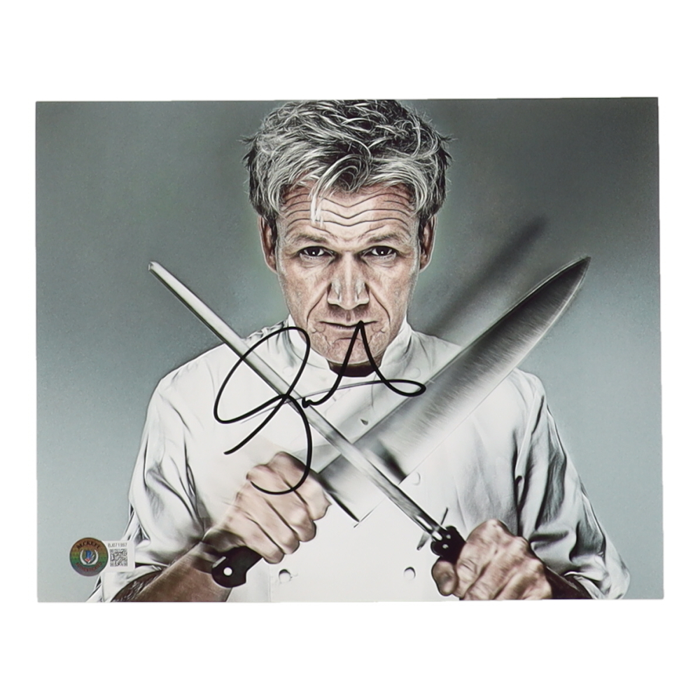 Gordon Ramsay Signed 8x10 Photo (Beckett) | Pristine Auction