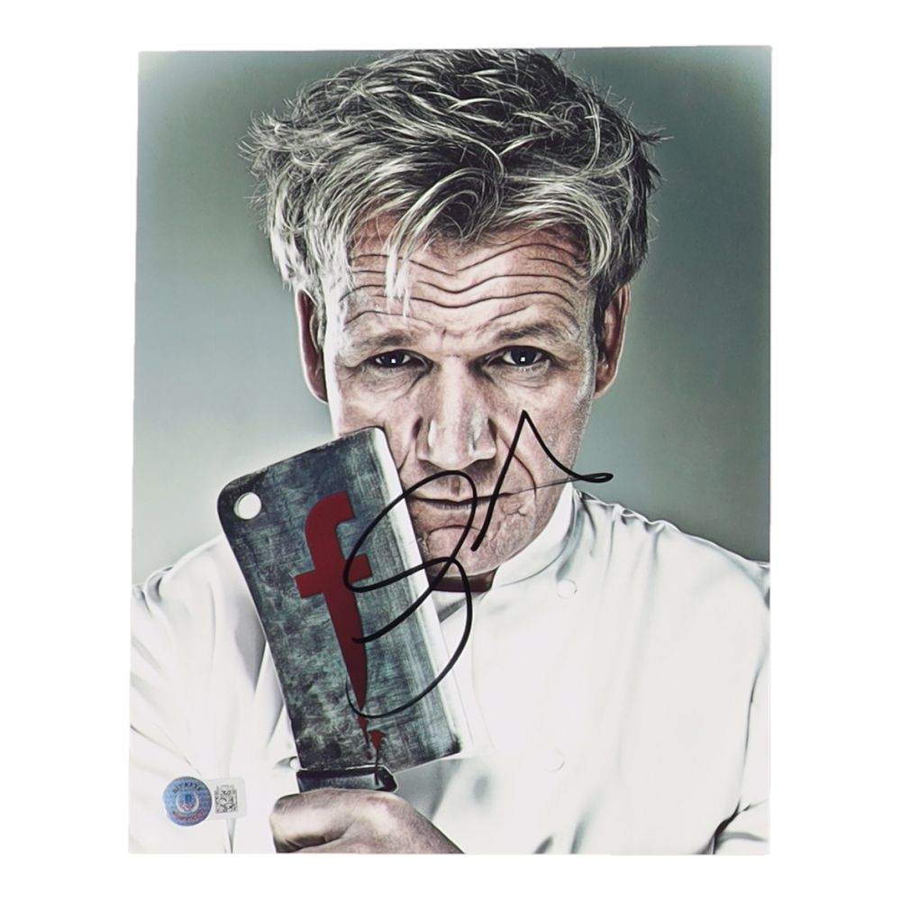 Gordon Ramsay Signed 8x10 Photo (Beckett) | Pristine Auction