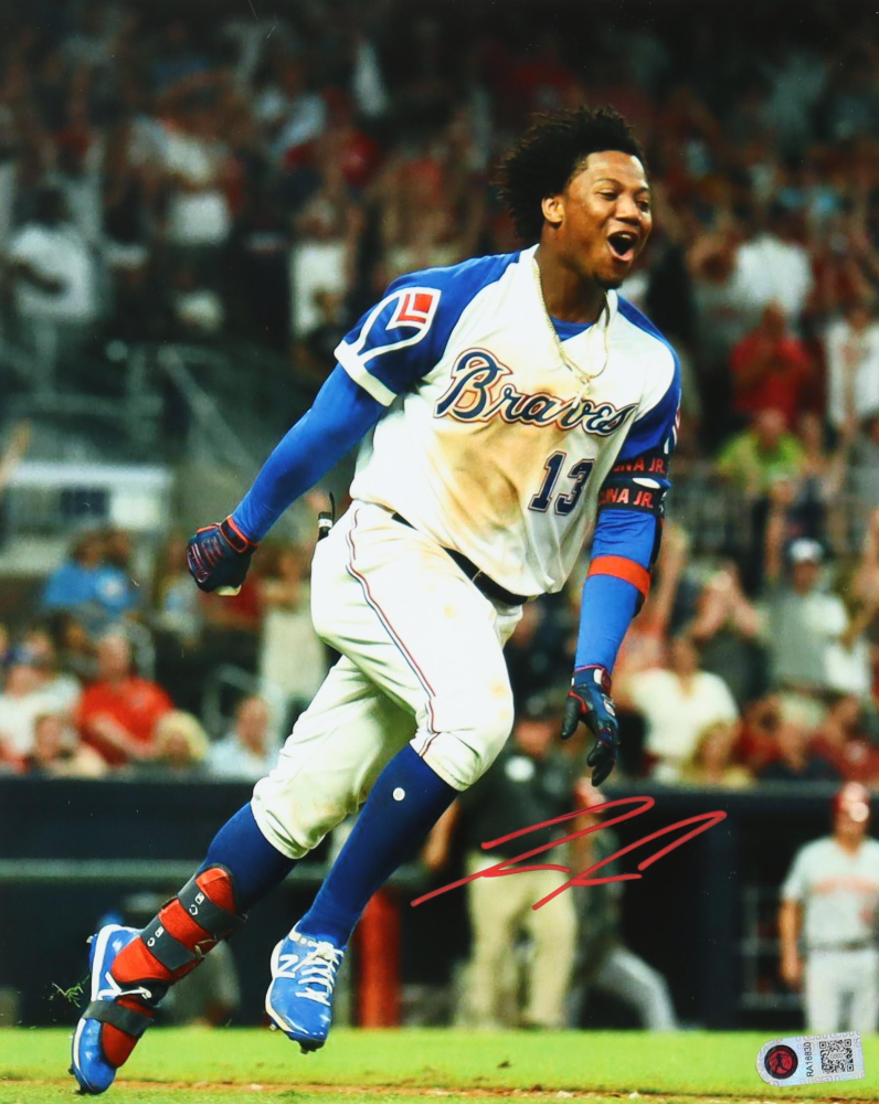 Ronald Acuna Jr. Signed Braves 8x10 Photo (Acuna Jr.) | Pristine Auction