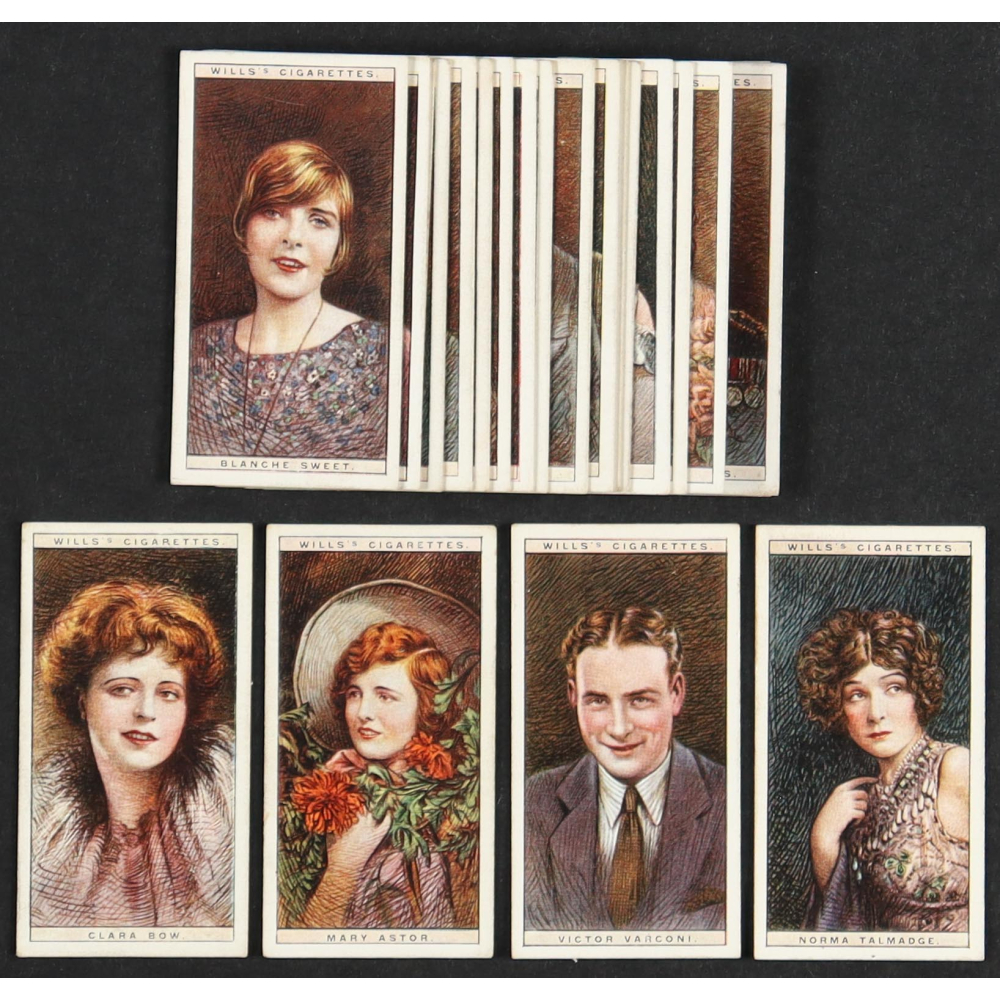 1928 Will's Cigarettes Cinema Stars 1st Series Complete Set of (25 ...