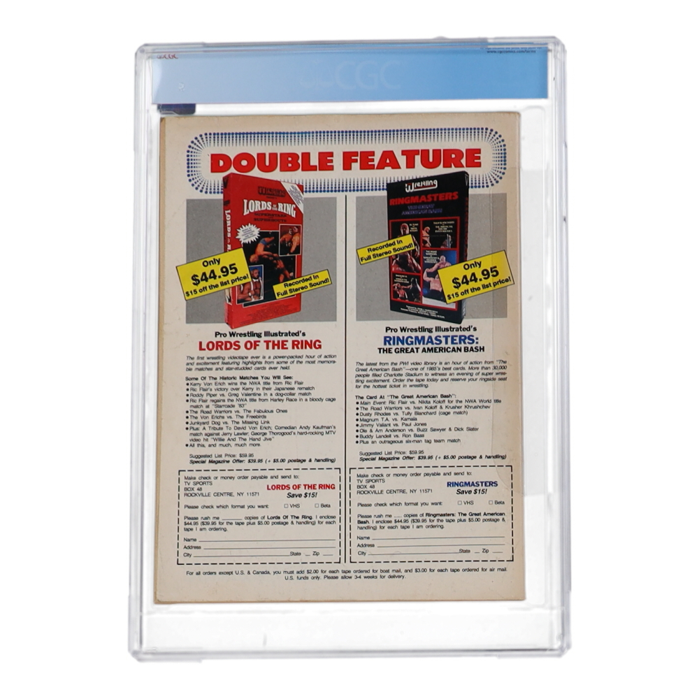 October 1987 The Wrestler Magazine (CGC 4.5) | Pristine Auction