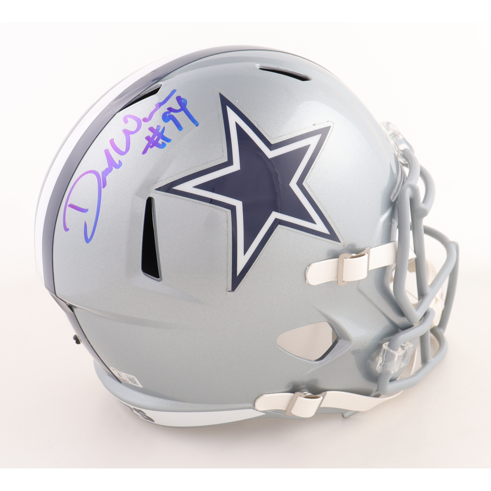 DeMarcus Ware Signed Cowboys Full-Size Speed Helmet (Beckett ...