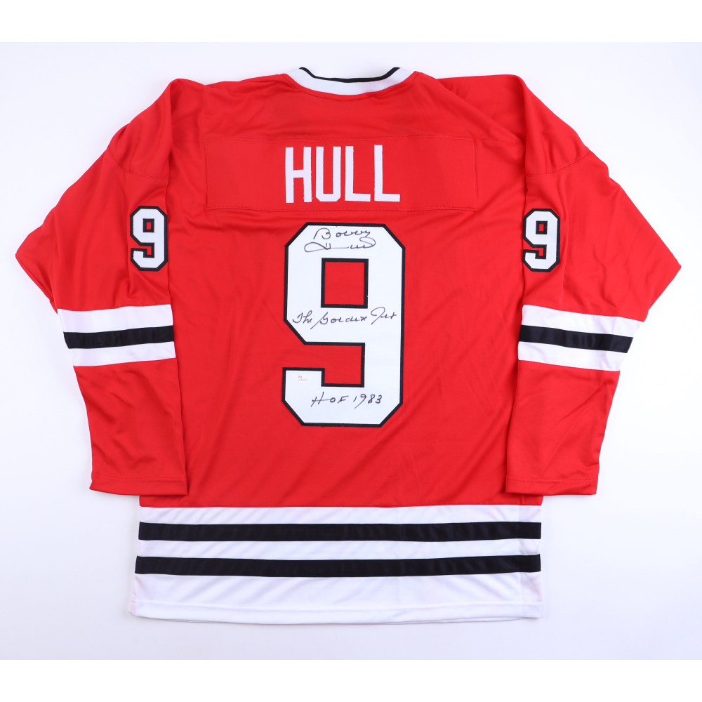 Bobby Hull Signed Jersey Inscribed "The Golden Jet" & "HOF 1983" (JSA ...