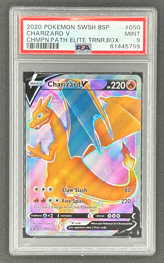 Charizard V 2019-22 Pokemon Sword and Shield Black Star Promos #SWSH050 ...