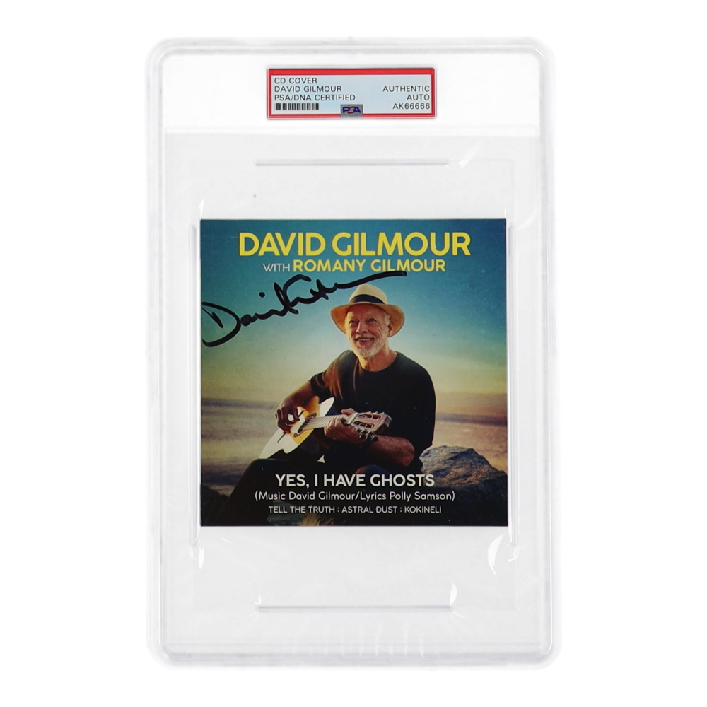 David Gilmour Signed CD Album Cover (PSA) | Pristine Auction