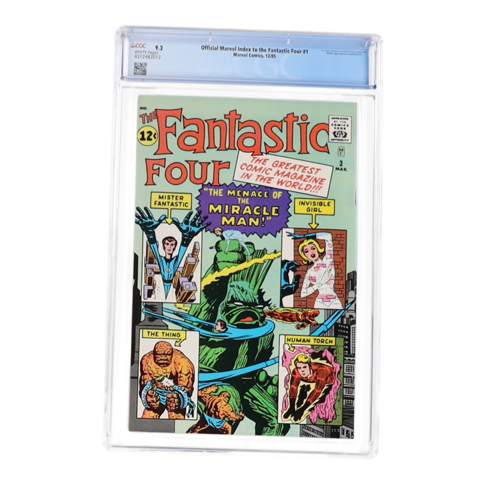 1985 "Official Marvel Index To The Fantastic Four" Issue #1 Marvel ...