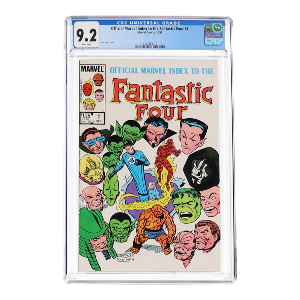 1985 "Official Marvel Index To The Fantastic Four" Issue #1 Marvel ...