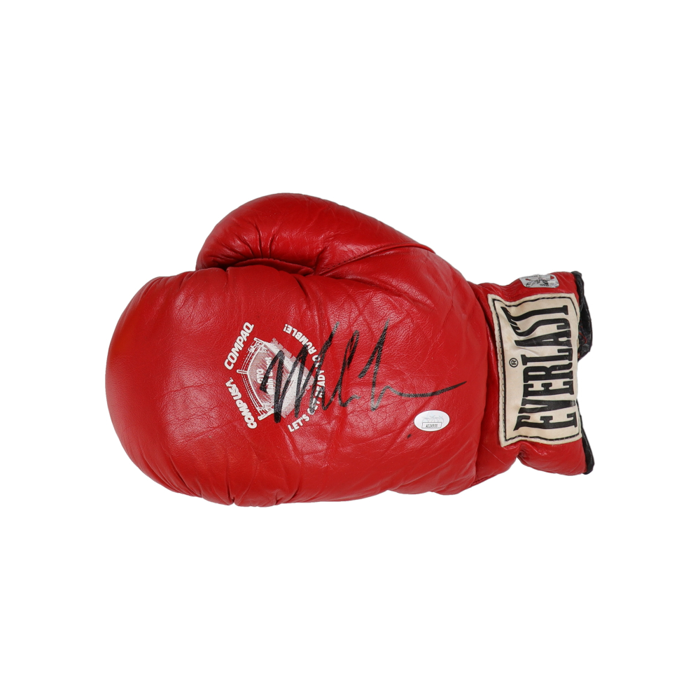 Mike Tyson Signed Everlast Vintage Compaq Fight Sponsorship Special ...
