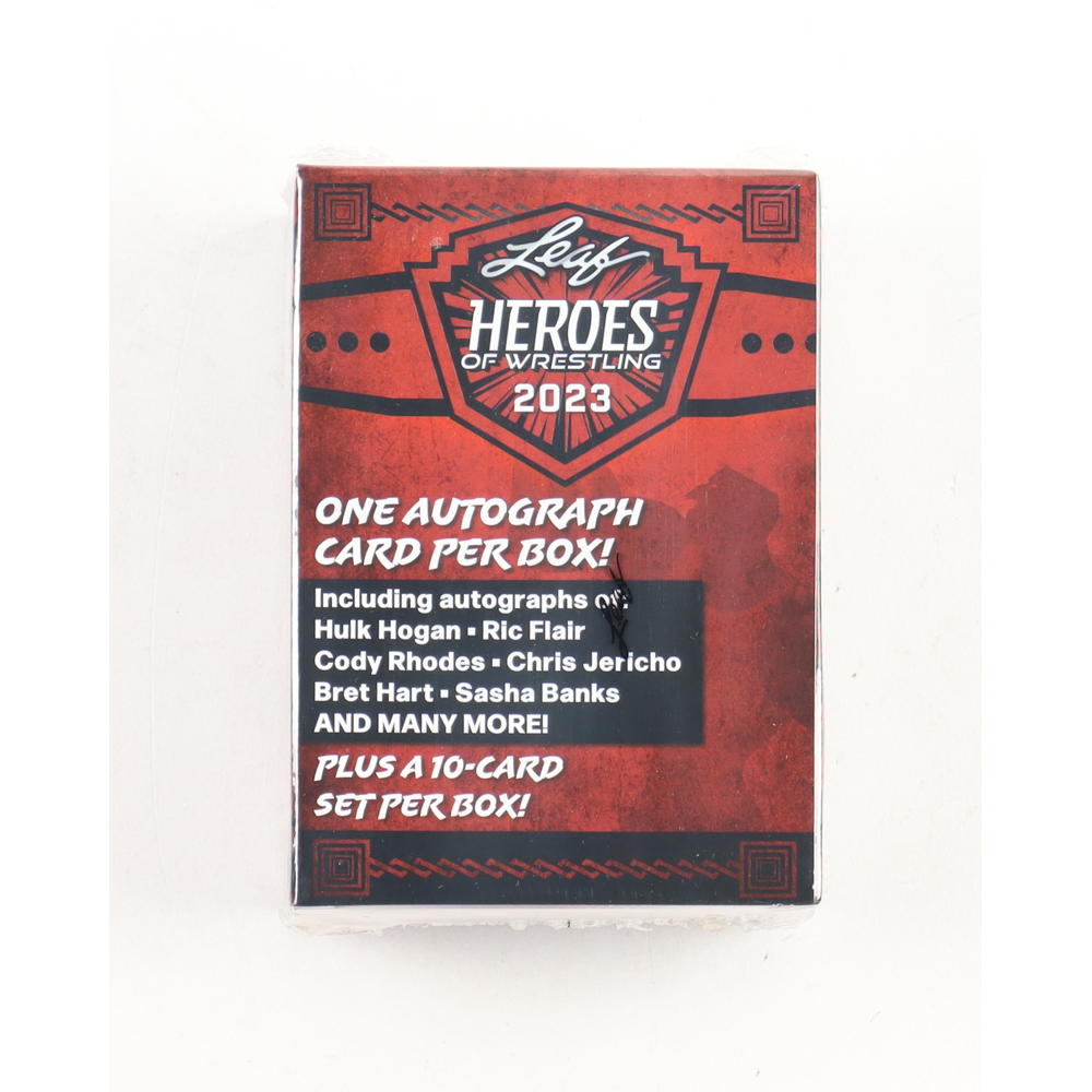 2023 Leaf Heroes Of Wrestling Blaster Box with (1) Autograph & (1 ...
