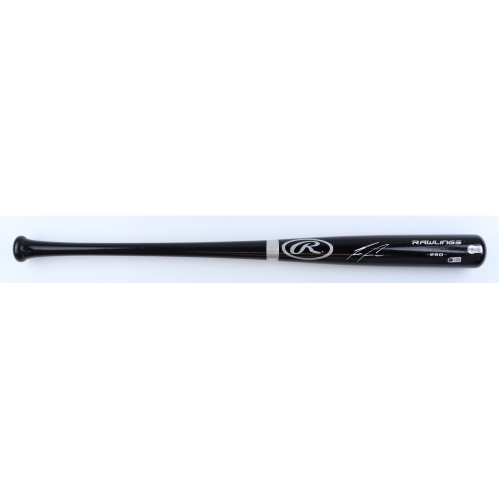 Ronald Acuna Jr. Signed Rawlings Baseball Bat (Beckett & Acuna ...
