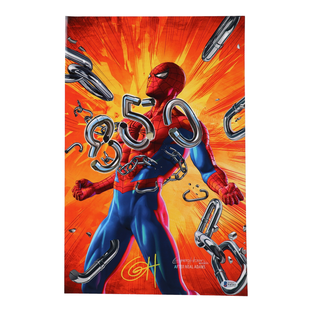 Greg Horn Signed "Miles Morales: Spider Man Unchained" 11x17 Photo ...