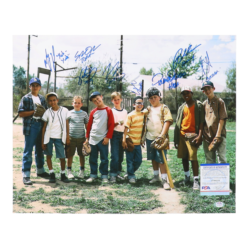 "The Sandlot" 16x20 Photo Cast Signed By (8) with Patrick Renna, Grant ...