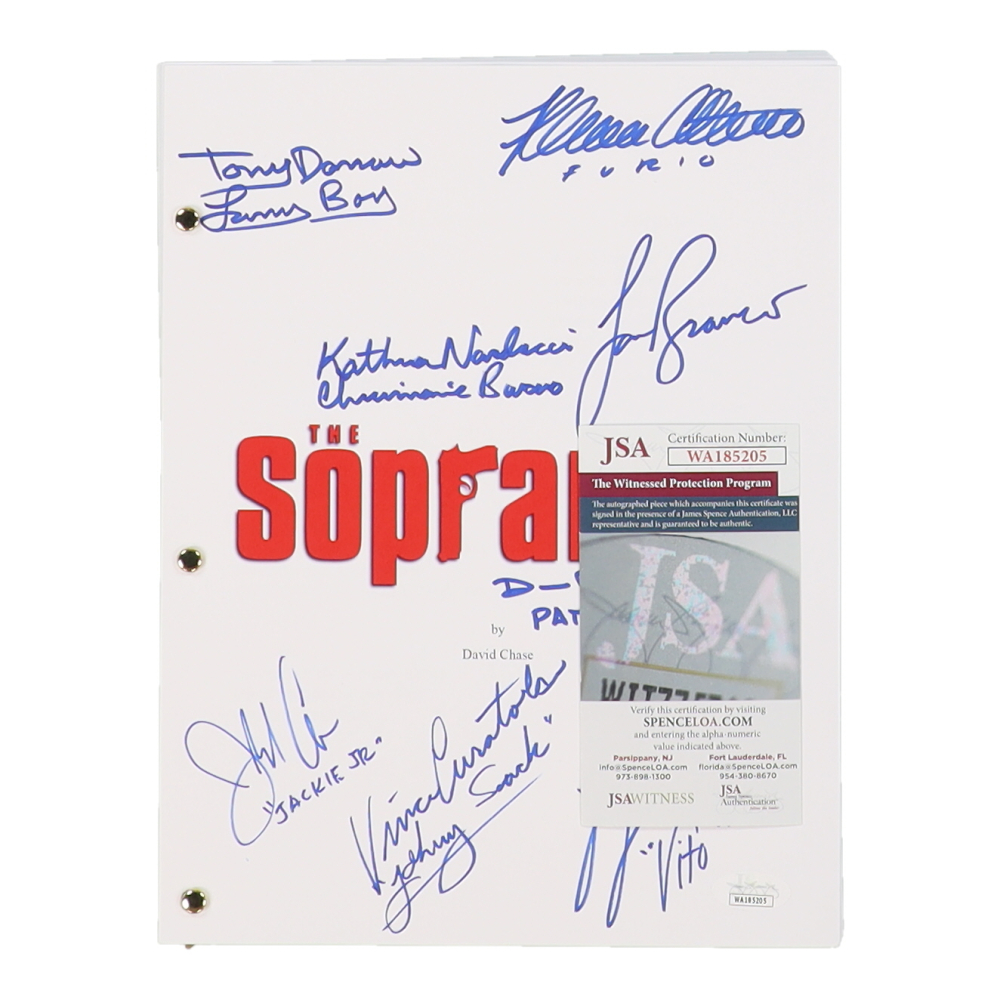 "The Sopranos" Pilot Episode Script Cast Signed by (8) with Lorraine ...
