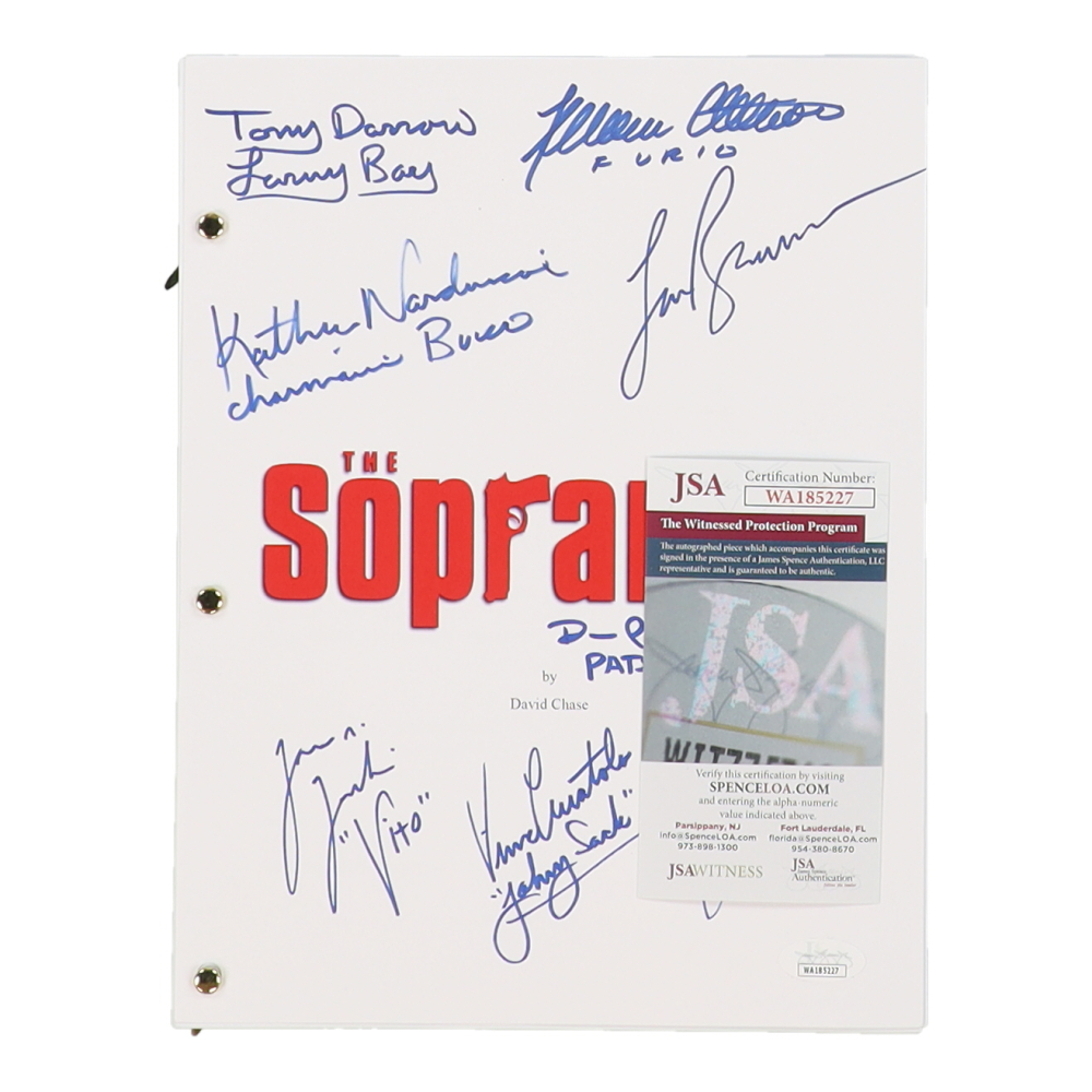 "The Sopranos" Pilot Episode Script Cast Signed by (8) with Lorraine ...