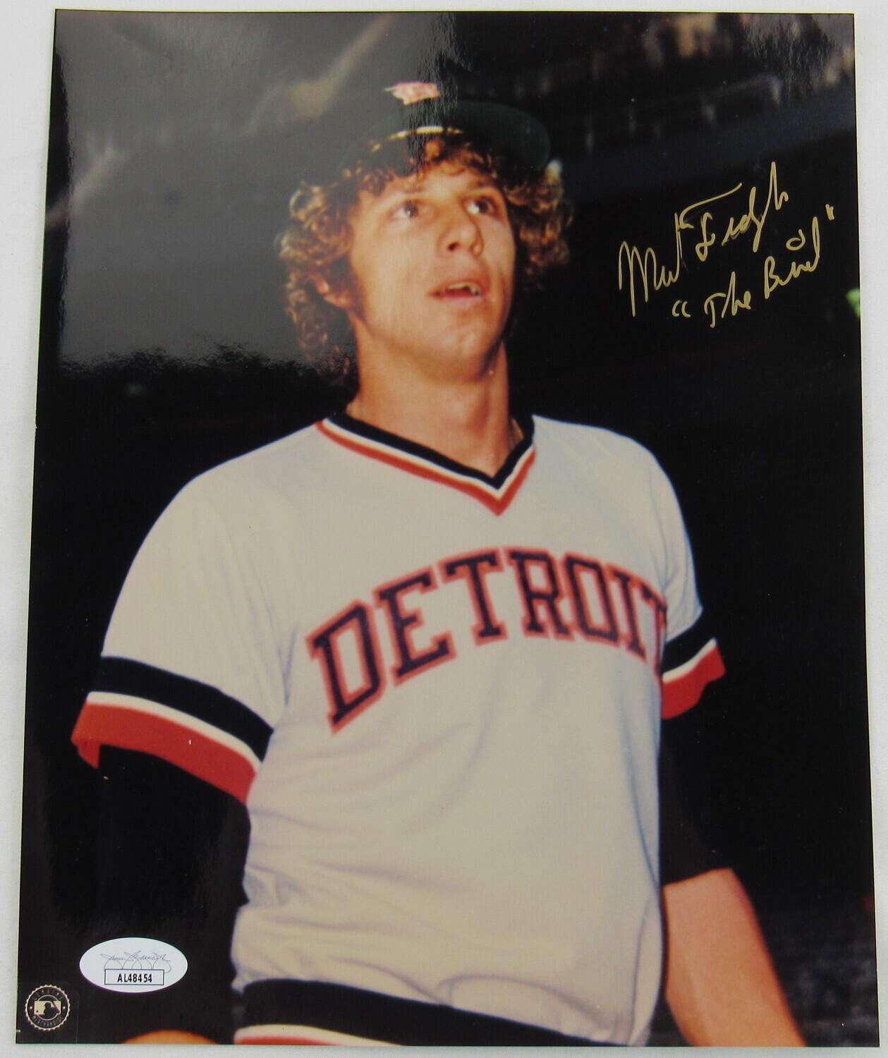 Mark Fidrych Signed Tigers 8x10 Photo Inscribed "The Bird" (JSA ...