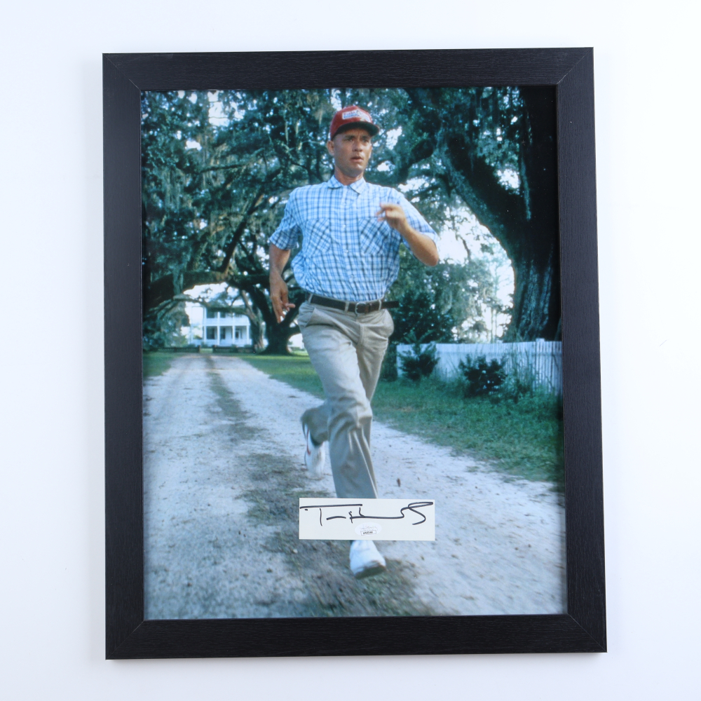 Tom Hanks Signed "Forrest Gump" Custom Framed Cut Display (JSA ...