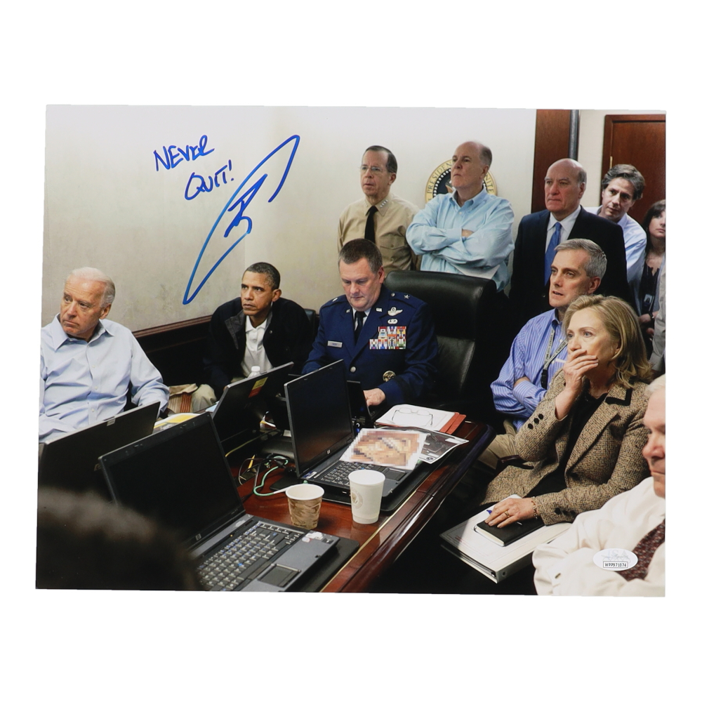 Robert O'Neill Signed 11x14 Photo Inscribed "Never Quit!" (JSA) | Pristine Auction